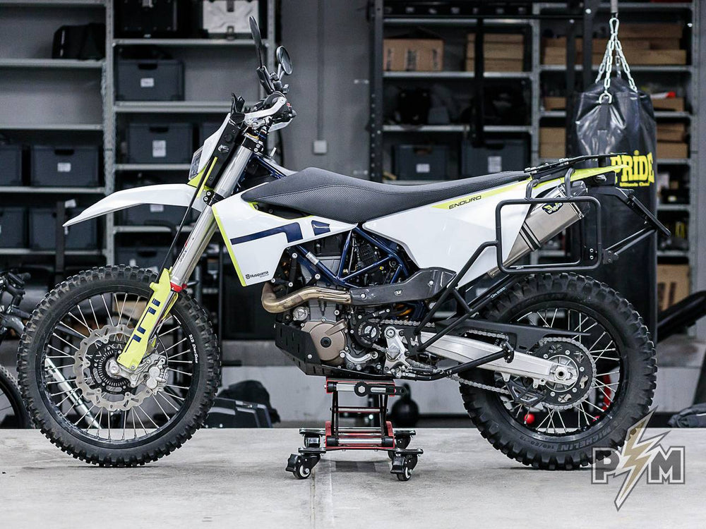 Husqvarna 701 Enduro Luggage Rack + Outback pannier racks GEN2 - Integ ...