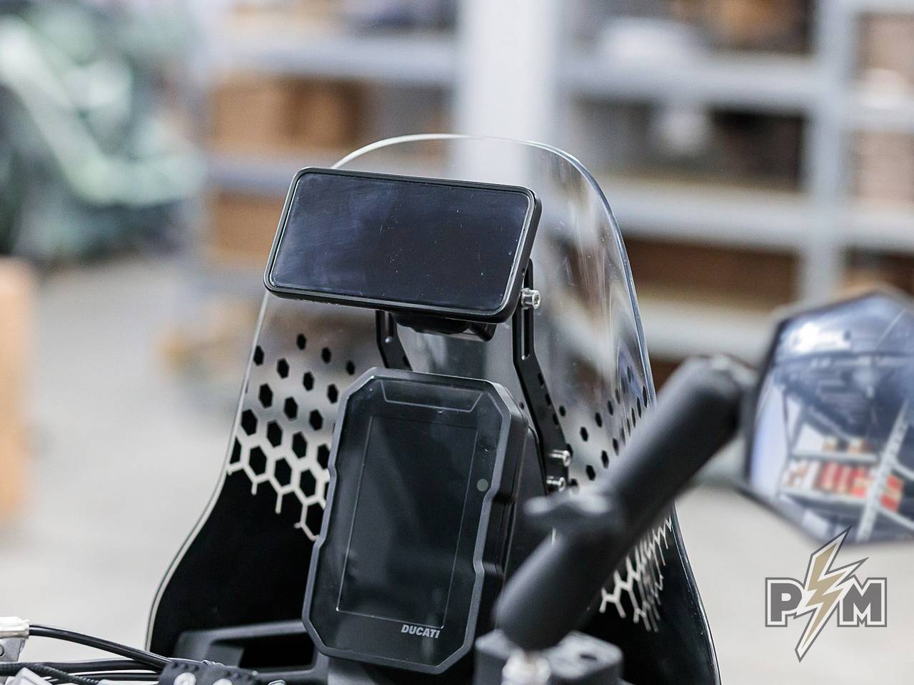 Ducati DesertX GPS R12 mount - Perunmoto