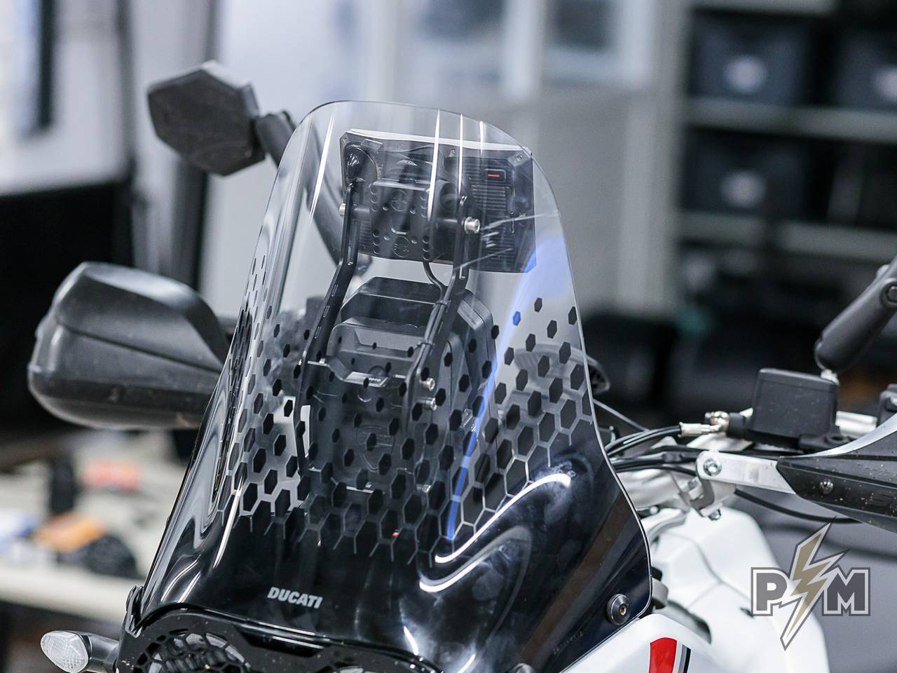 Ducati DesertX GPS R12 mount - Perunmoto